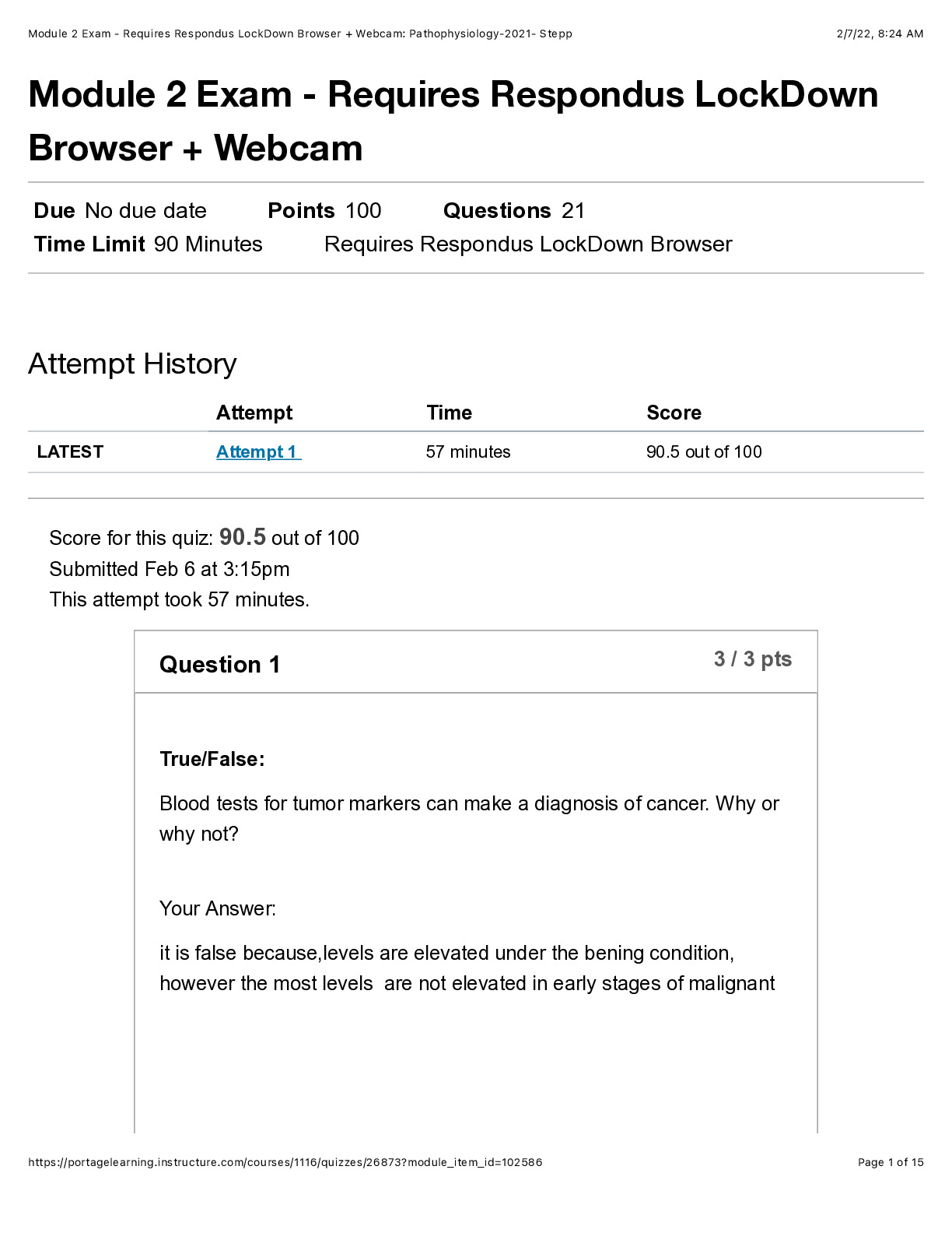 NURS 231 Module 1, 2, 3, 4, 5, 6, 7, 8, 9, 10 Exam (New)(2024 ...