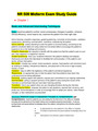 NR 509 Midterm Exam Study Guide / NR509 Midterm Exam Study Guide (V1)(Updated, 2023-2024 ...