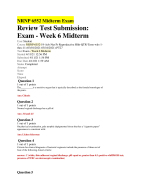 NRNP 6552 Midterm Exam / NRNP6552 Midterm Exam(Version 2) (100 Questions & Answers)(Updated ...