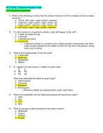 ATI TEAS 7 Science Practice Test QUESTIONS and ANSWERS(200 Q/A) (Up-to ...