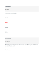 BIOD 171 Final Exam (4 Versions),BIOD 171 Module 1, 2, 3, 4, 5, 6 Exam ...