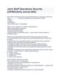Operations Security (OPSEC) Annual Refresher questions answered 2023 ...