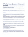 RPA 1 Exam Questions with correct Answers - DocMerit