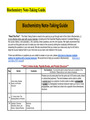 BIOCHEMISTRY C785//Biochemistry Note-Taking Guide. - DocMerit