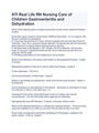 ATI Real Life RN Nursing Care of Children Gastroenteritis and ...