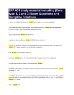 EPA 608 study material including (Core, type 1, 2 and 3) Exam Questions ...