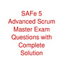 SAFE SCRUM MASTER COMPLETE SOLUTION PACKAGE - DocMerit