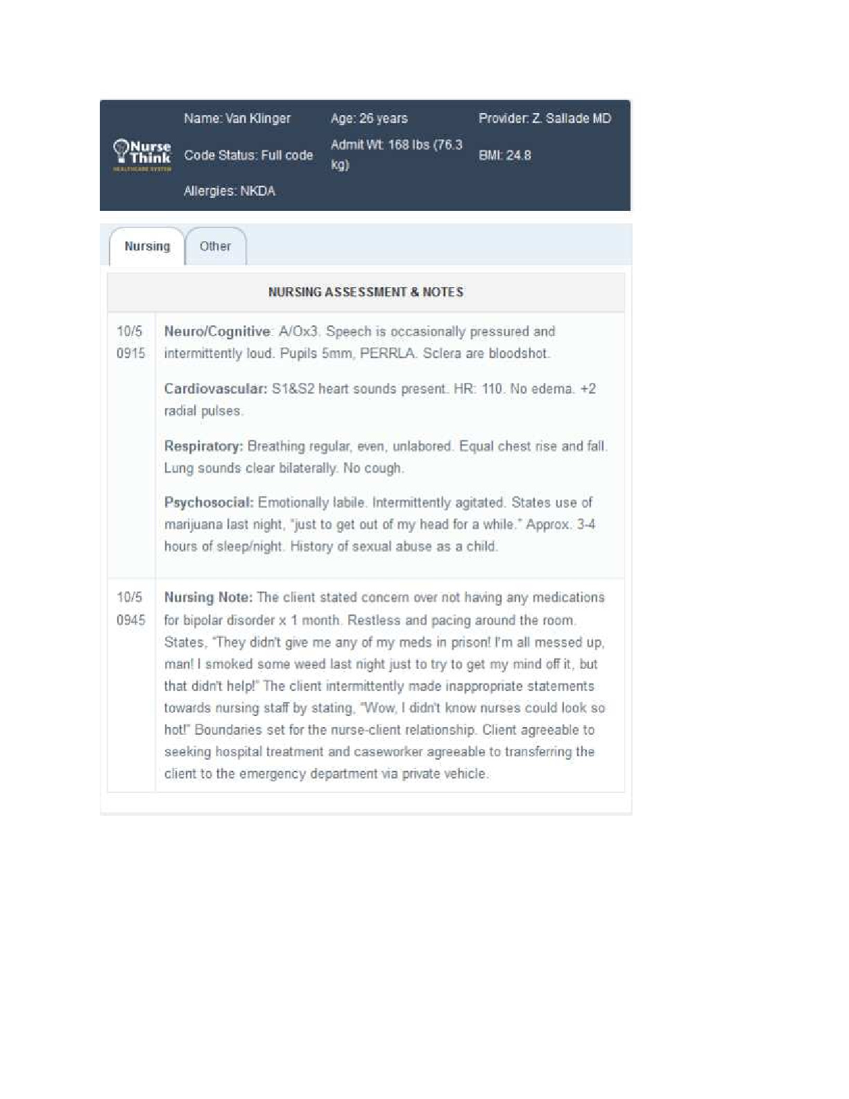 NR 326 CJSim Van Klinger Information 2024 - DocMerit