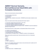 ABRET Normal Variants, Normal/Abnormal Adult EEG with Complete ...