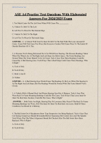 ASE A4 Practice Test Questions With Elaborated Answers For 2024/2025 ...