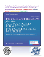 Psychotherapy For The Advanced Practice Psychiatric Nurse: A How-To ...