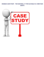 IHUMAN CASE STUDY - TOD GOUSEAU, 57 YRS OLD MALE CC KNEE PAIN AND ...