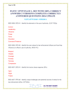 FLETC UPTP EXAM 1,2,3&4 ACTUAL QUESTIONS WITH 100%- CORRECT ANSWERS 6 ...