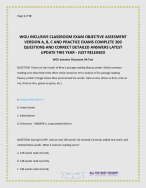 WGU D662 PERSONALIZED LEARNING FOR INCLUSIVE CLASSROOMS - EXAM COMPLETE ...