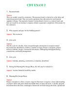 CDT EXAM 2 (Latest 2024) Questions With Complete Grade A+ Answers ...