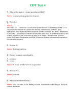 CDT Test 4 (Latest 2024) Questions With Complete Grade A+ Answers ...