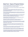 State Farm : Types of Property Policies New Update with Correct answers ...