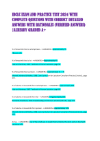 IBCLC EXAM AND PRACTICE TEST 2024 WITH COMPLETE QUESTIONS WITH CORRECT ...