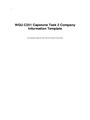 WGU C251 Capstone Task 2 Company Information Template Accounting ...