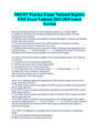 NREMT Practice Exam/ National Registry EMT Exam Updated 2023-2024 ...