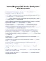 National Registry EMT Practice Test Updated 2023-2024 Version - DocMerit