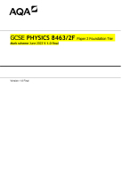 GCSE Physics – AQA Paper 1 (8463/1H) | June 2024 Higher Tier Exam with Full Mark Scheme - DocMerit