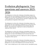 Phylogenetic Tree Practice Part 2, Phylogenetic Tree questions and ...