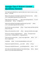 Georgia Class F Drivers License __ Questions/Answers - DocMerit