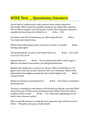 Wise Test 2024 Review Exam Questions for all topics - DocMerit