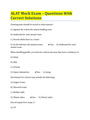 ALAT Mock Exam – Questions With Correct Solutions - DocMerit