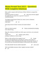 Maine Permit Test 2023 – Questions With Complete Solutions - DocMerit