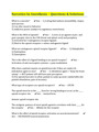 Narcotics In Anesthesia – Questions & Solutions - DocMerit