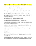 ODS Final Exam: Questions With Correct Answers (Well Detailed Solutions ...