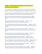 SABSA - Risk & Policy Management Architecture: Questions And Answers ...