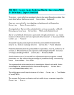 AIC 300 - Claims In An Evolving World: Questions With Complete ...