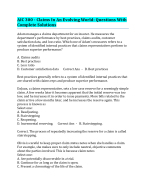 AIC 300 - Claims In An Evolving World: Questions With Complete ...