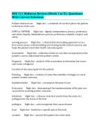 NSE 111 Midterm Review (Week 1 to 5) : Questions With Correct Solutions ...