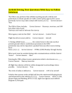 Airfield Driving Test: Questions With Easy-to-Follow Solutions - DocMerit