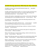 Airfield Driving: Questions With Step-by-Step Solutions - DocMerit