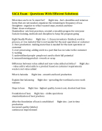 SACA Exam - Questions With Efficient Solutions - DocMerit