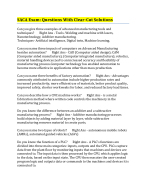 SACA Exam: Questions With Clear-Cut Solutions - DocMerit