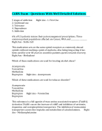 CARN Exam - Questions With Well Detailed Solutions - DocMerit