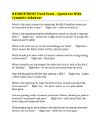 ILEARNTOBOAT Final Exam Questions With All Correct Answers - DocMerit