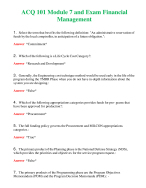 BUNDLE ACQ 101 Test 1,2, Module 5, 7,13 - Team Building, Life Cycle ...