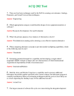 ACQ 202 Test (Latest 2024) Questions With Complete Grade A+ Answers ...