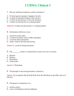 CCBMA Clinical 2 (Latest 2024) Questions With Complete Grade A+ Answers ...
