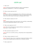 CETP AAC (Latest 2024) Questions With Complete Grade A+ Answers - DocMerit
