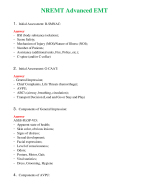 2024 NREMT Everything you need to know Actual Questions and Verified ...