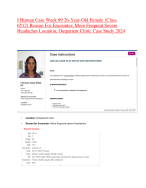 iHuman case study week 7 49 year-old patient reason for encounter ...