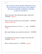 LRA 222 FINAL EXAM NEWEST 2024-2025 ACTUAL EXAM NEWEST 250 QUESTIONS ...